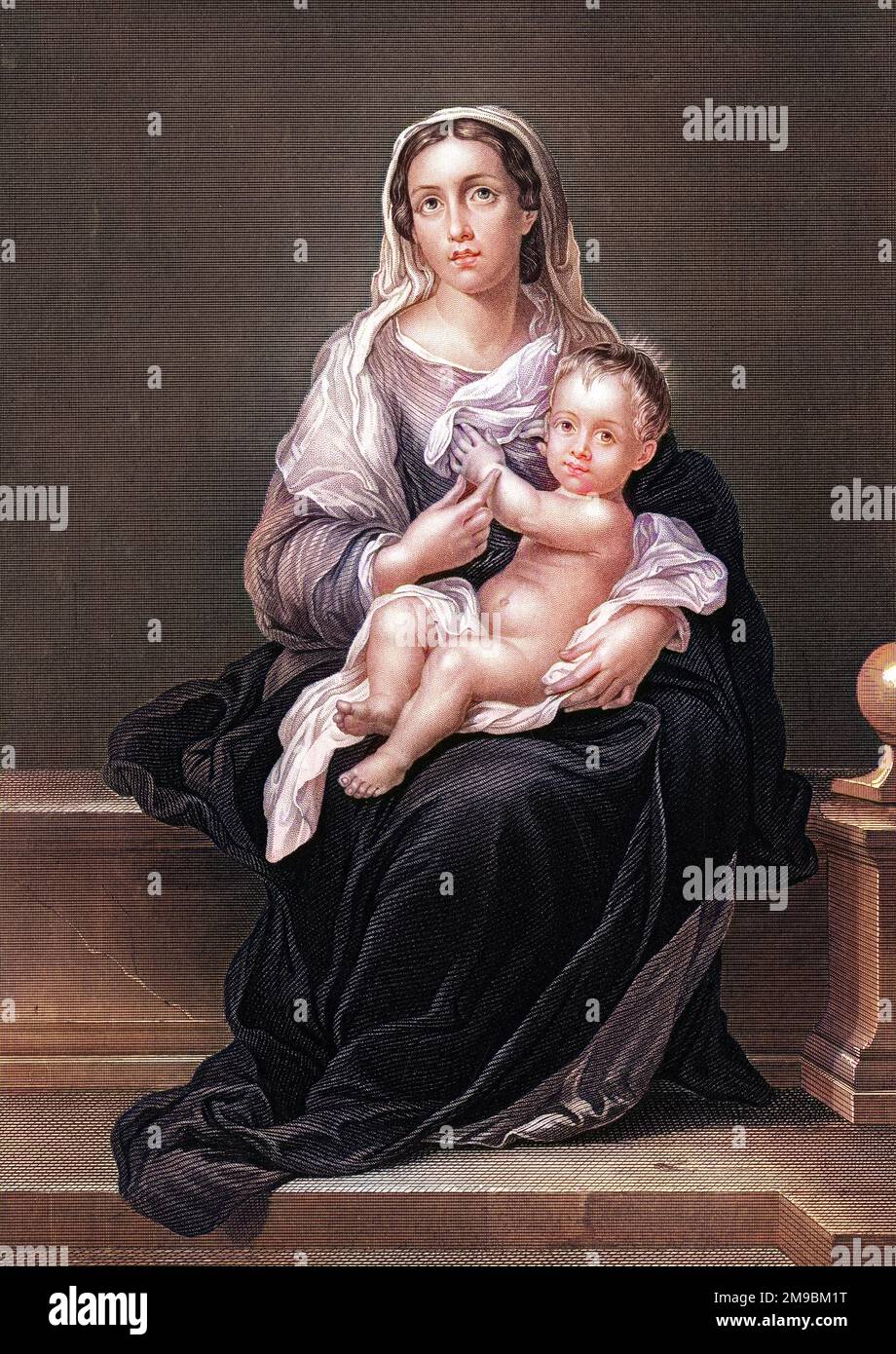 María Y El Niño Jesús Por Murillo Fotografía De Stock Alamy