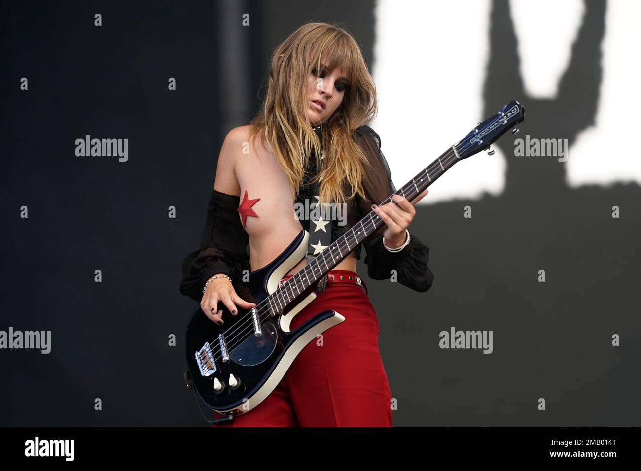 Victoria De Angelis Of Maneskin Performs On Day Four Of The
