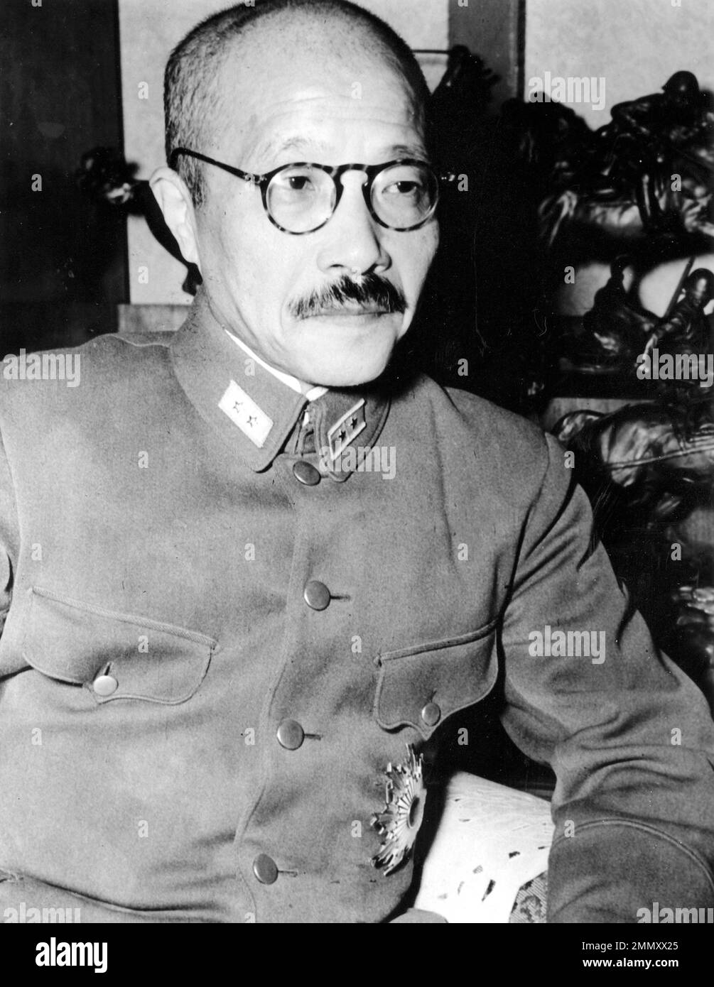 File This Oct 17 1941 File Photo Shows Japanese Wartime Leader Hideki Tojo In Tokyo A