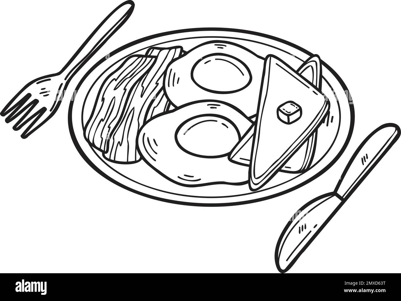 Huevos Fritos Para Colorear