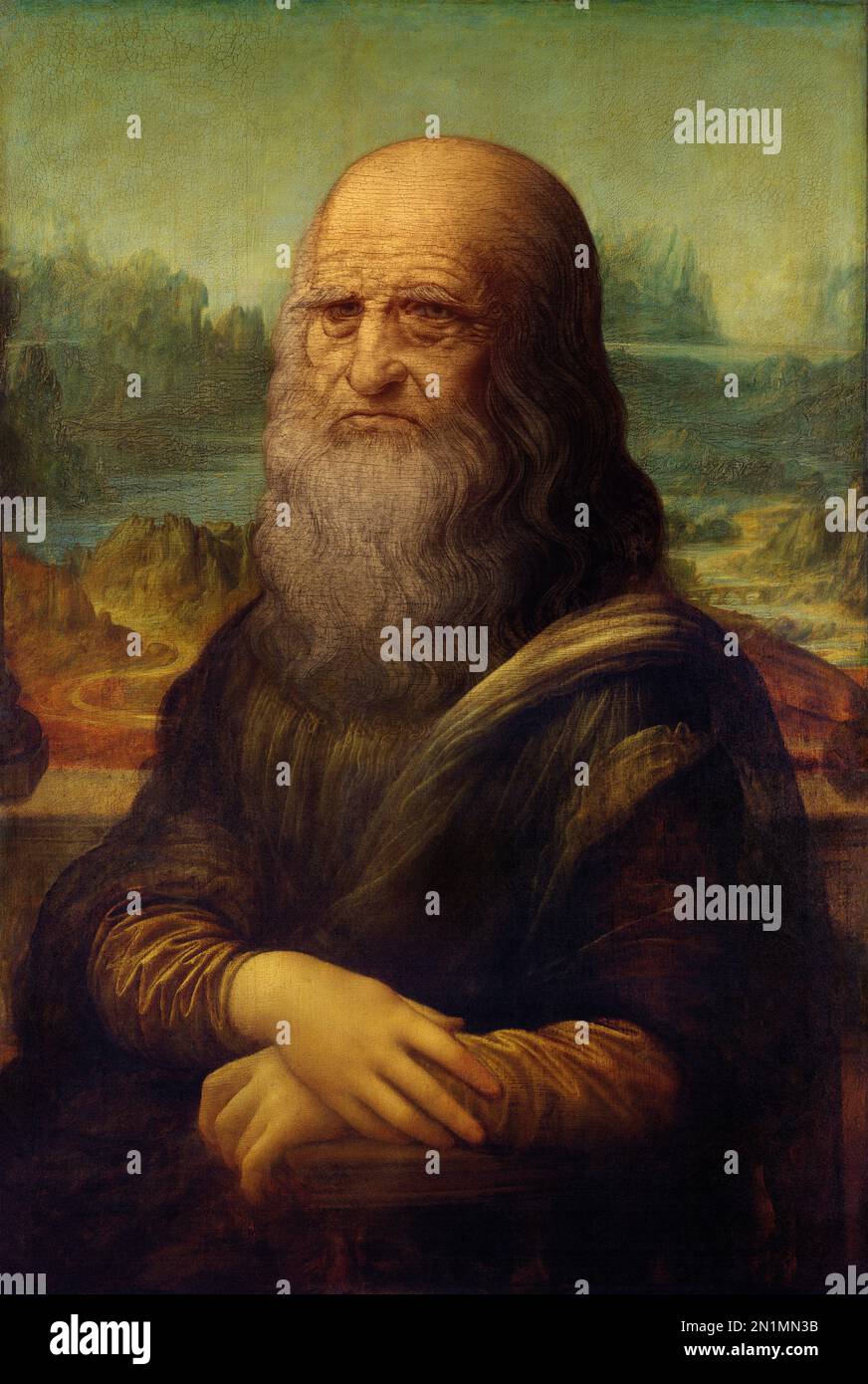 Leonardo Da Vinci Mona Lisa Autorretrato