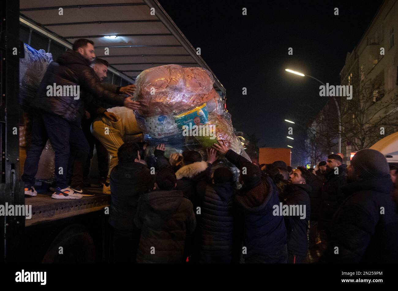 Berlín Alemania 06th De Febrero De 2023 Los Suministros De Socorro