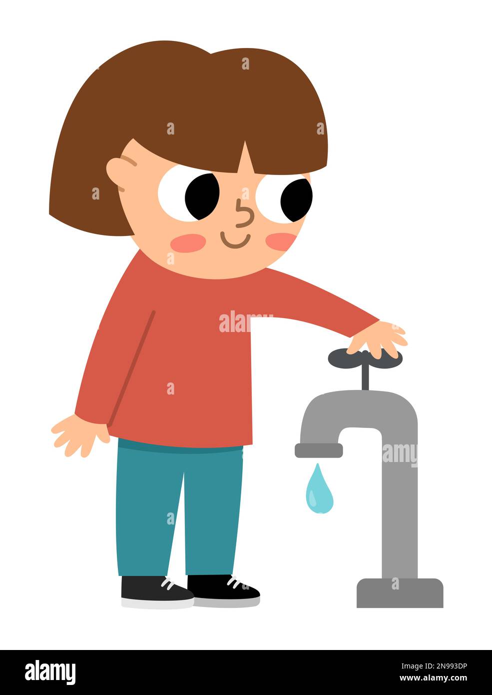 Ahorrar Agua Ahorrar Tierra Dibujos Para Niños