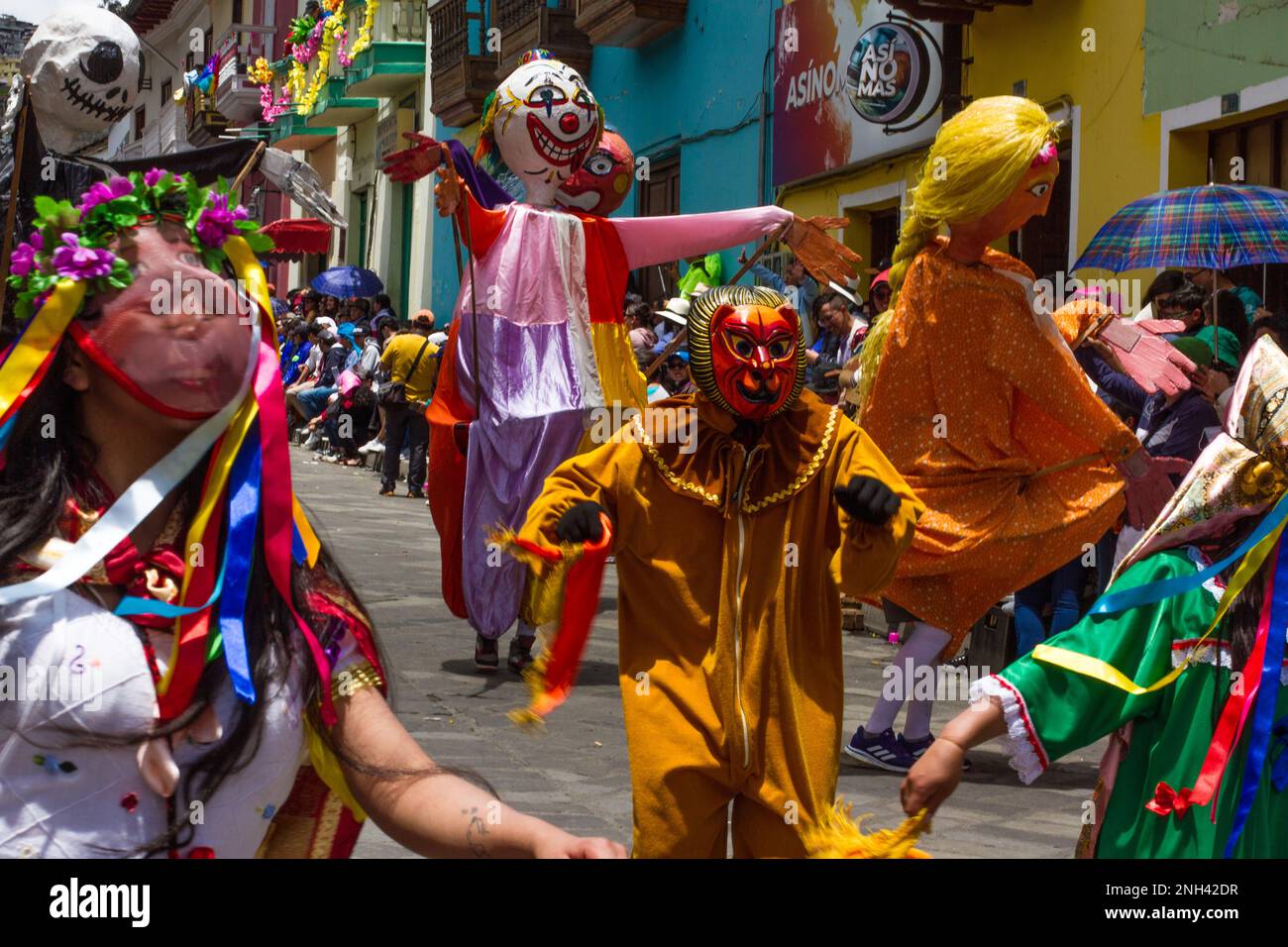 Guaranda Ecuador 19th De Febrero De 2023 El Carnaval De Guaranda Fue