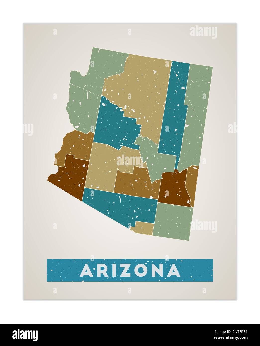 Mapa Del Estado De Arizona En Formato Pdf