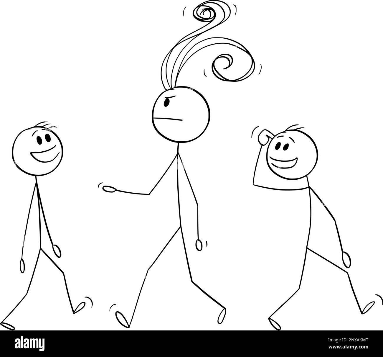 Corte de pelo loco Imágenes vectoriales de stock - Alamy