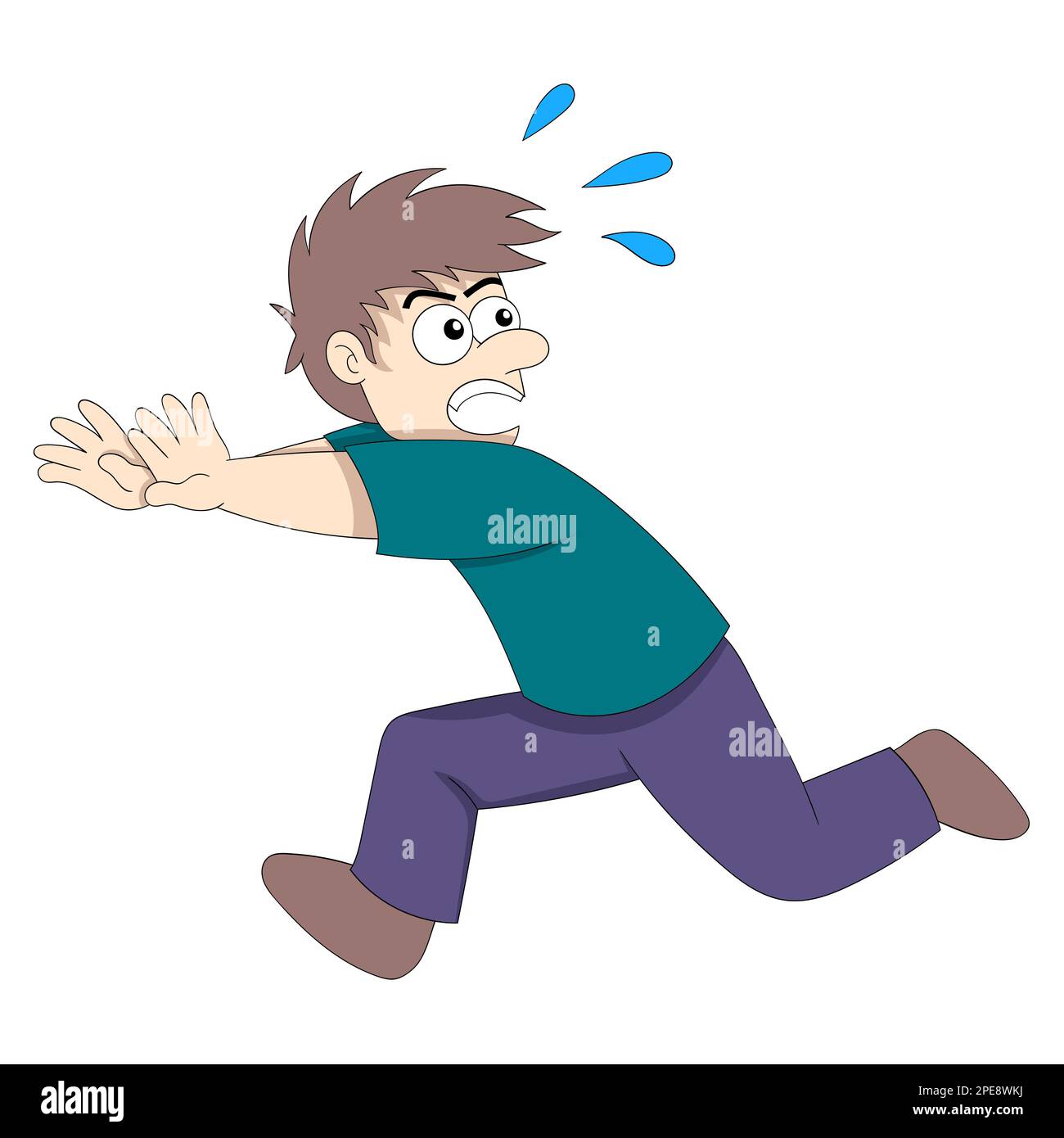 Personas Corriendo Asustadas