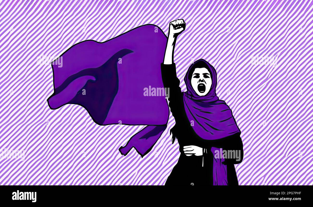 Mujer Afgana Que Lucha Por Sus Derechos Mujeres Contra La Opresión Y