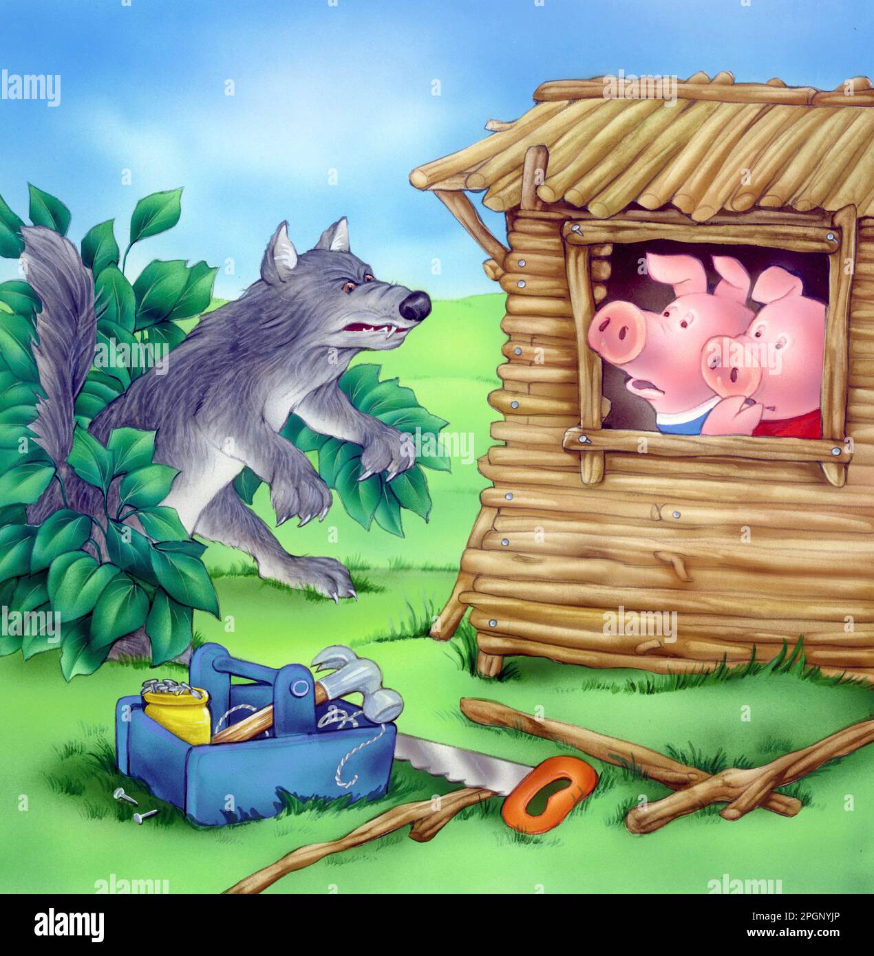 Los Tres Cerditos Y El Lobo Tocan Jazz