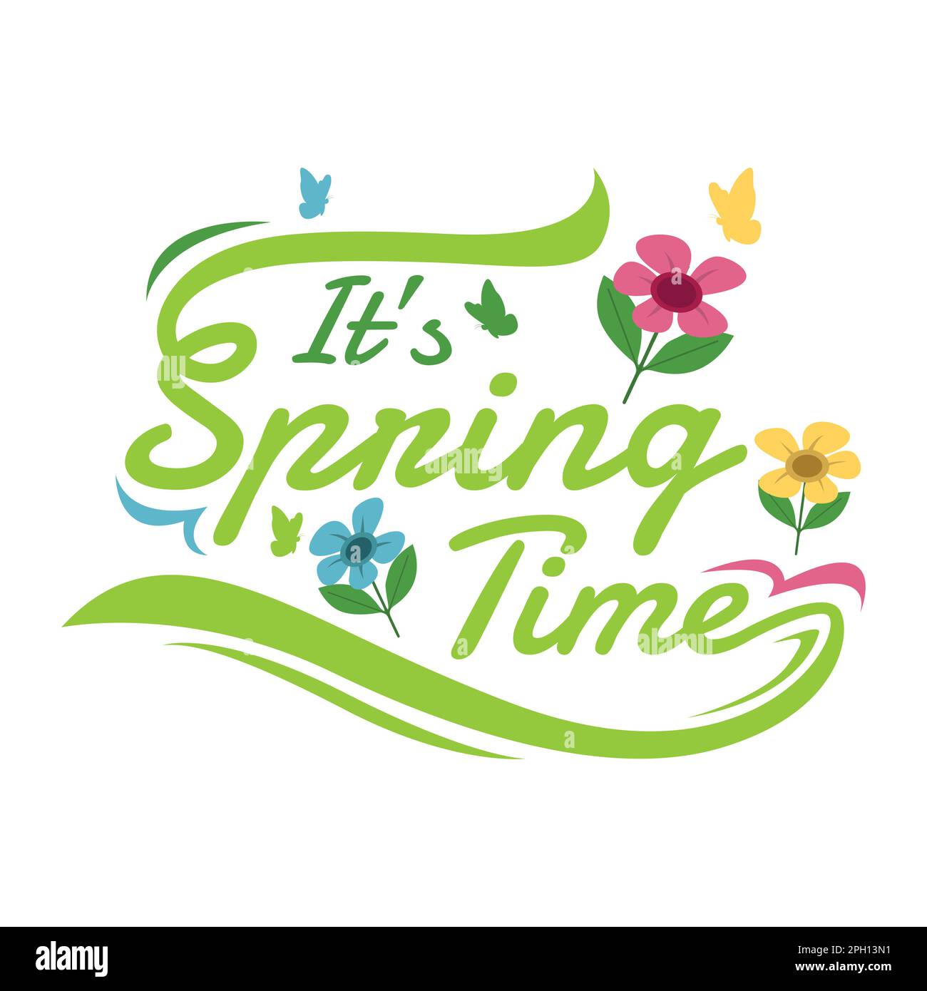 Vector de diseño de logotipo de primavera de temporada. Diseño de ... Vector de diseño de logotipo de primavera de temporada. Diseño de ...