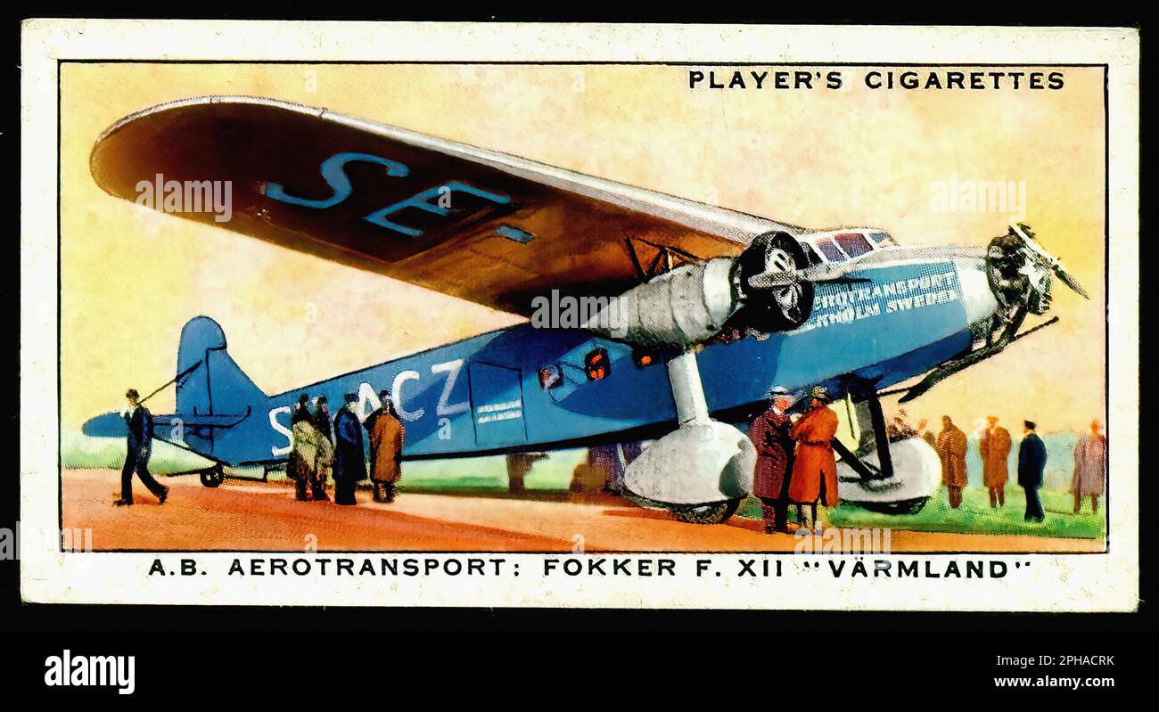 Fokker F.XII: Just Because (CXXIV). | Aviation Rapture