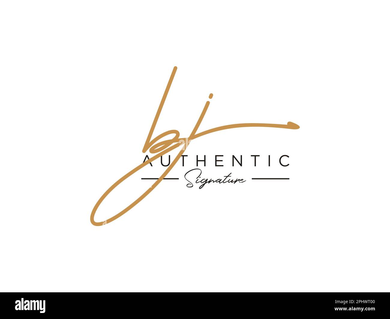 Logotipo de letra bj Imágenes recortadas de stock - Alamy