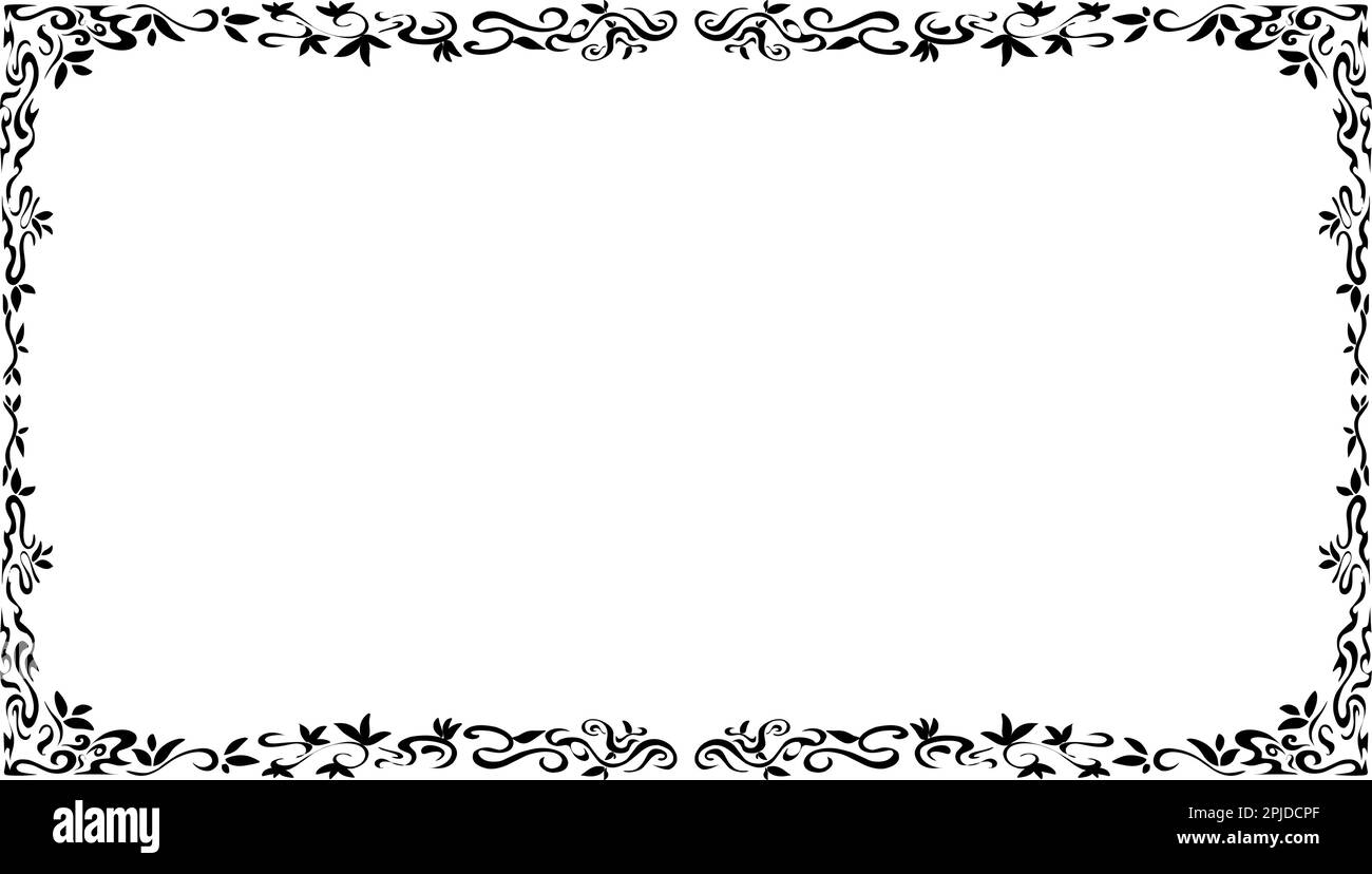 Ilustración De Un Marco De Fotos Con Un Diseño Tribal Perfecto Para Marcos De Fotos Tarjetas