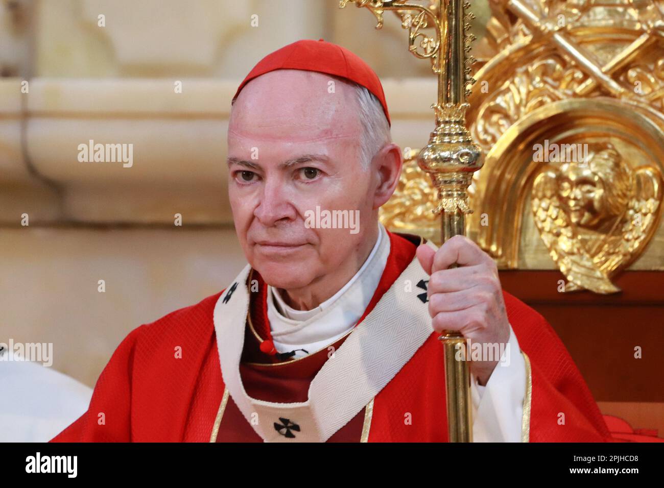 2 de abril de 2023 en la Ciudad de México, México: El Cardenal Carlos ...