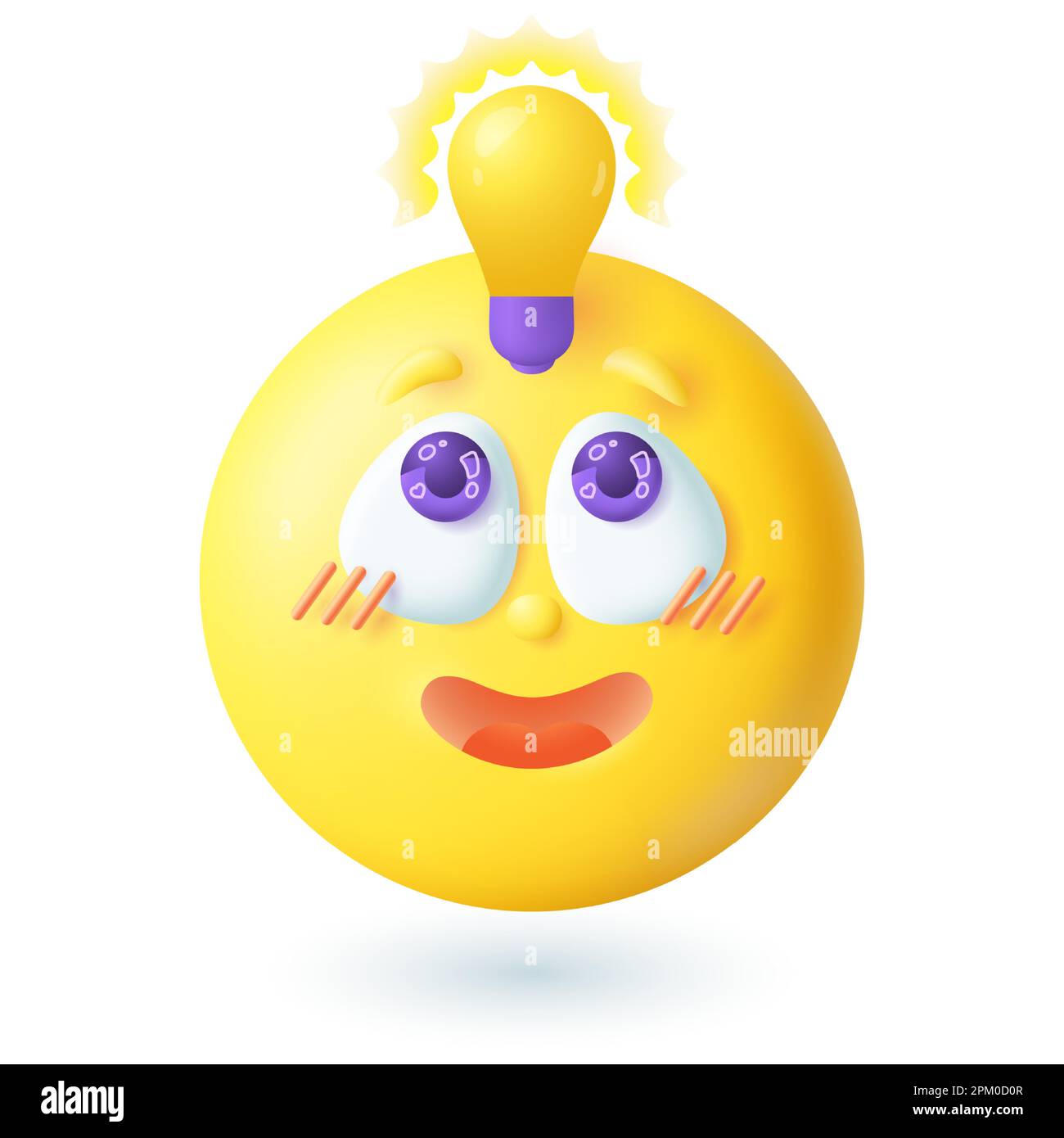 3d Illustration Thinking Emoticon Fotografías E Imágenes De Alta
