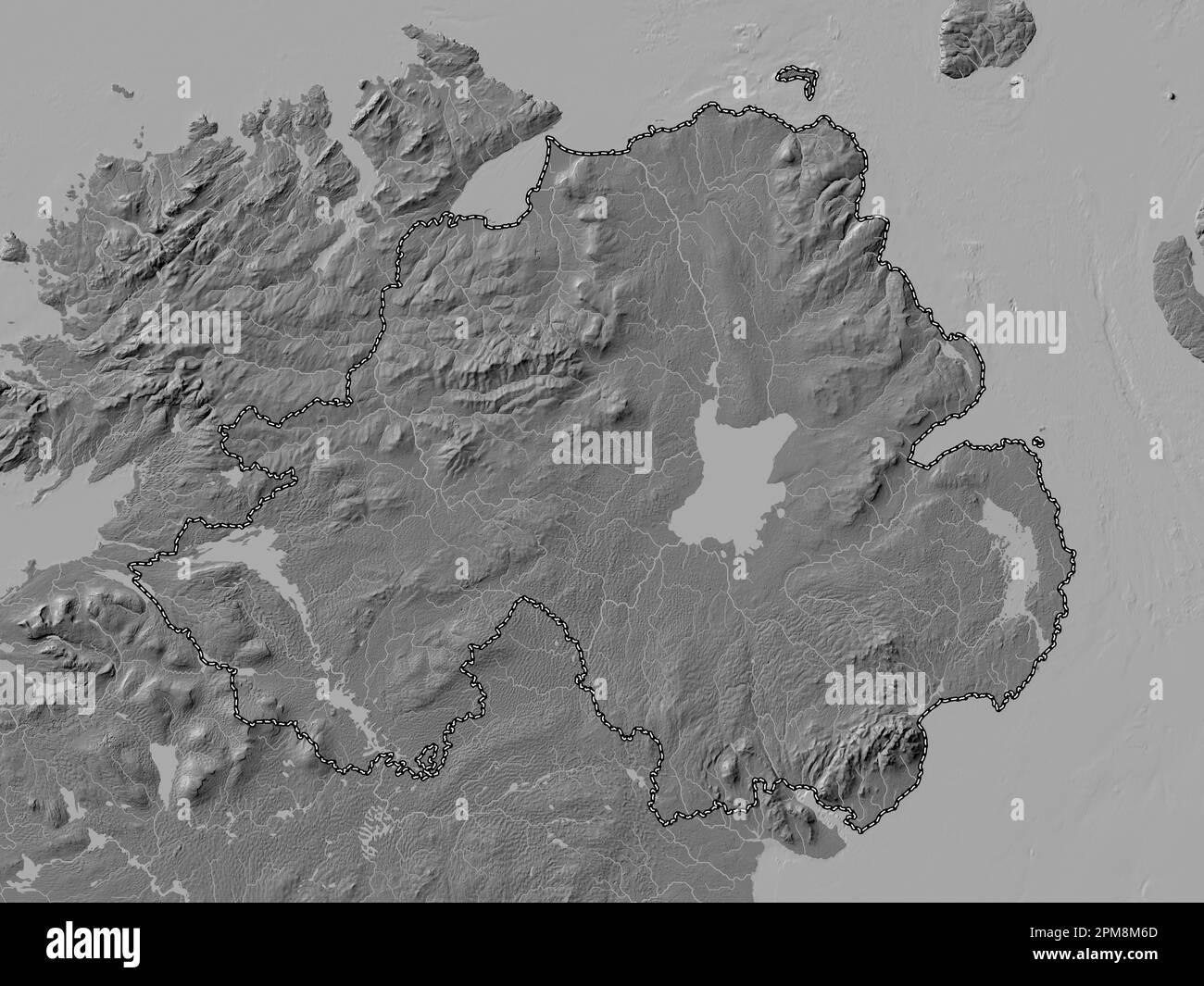 Mapa En Blanco Del Mundo Con Ríos