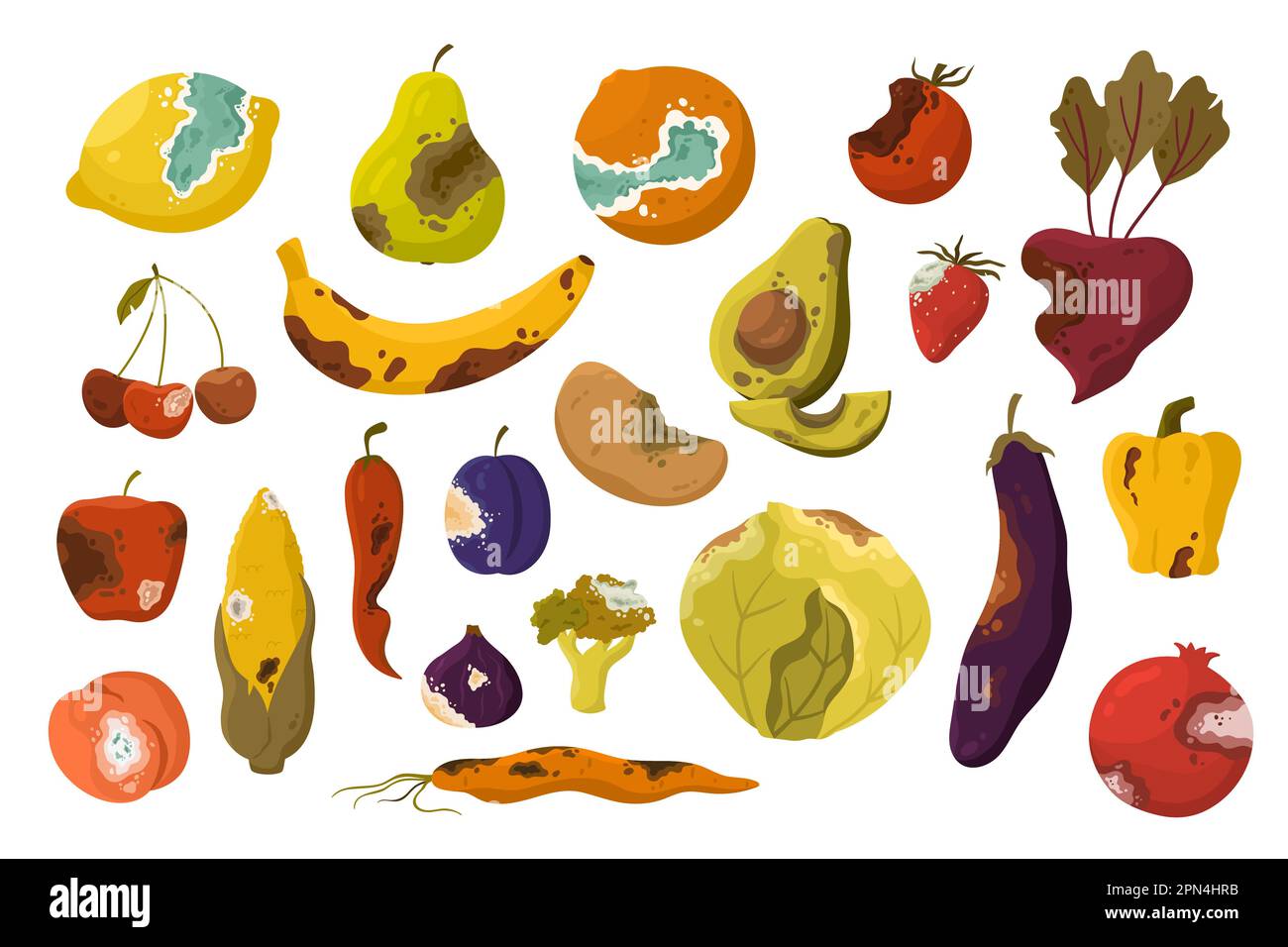 Frutas Y Verduras Podridas