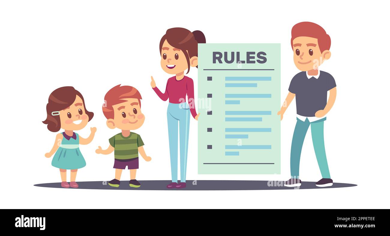 Lista De Dibujos Animados De Reglas