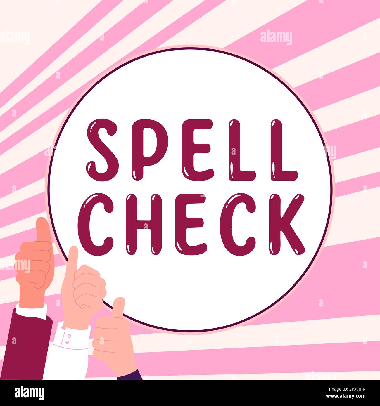 Signo Que Muestra La Corrección Ortográfica Word Para Usar Un Programa