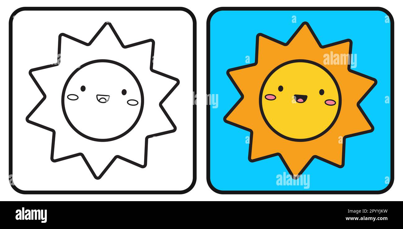 Imagenes De Sol Para Colorear