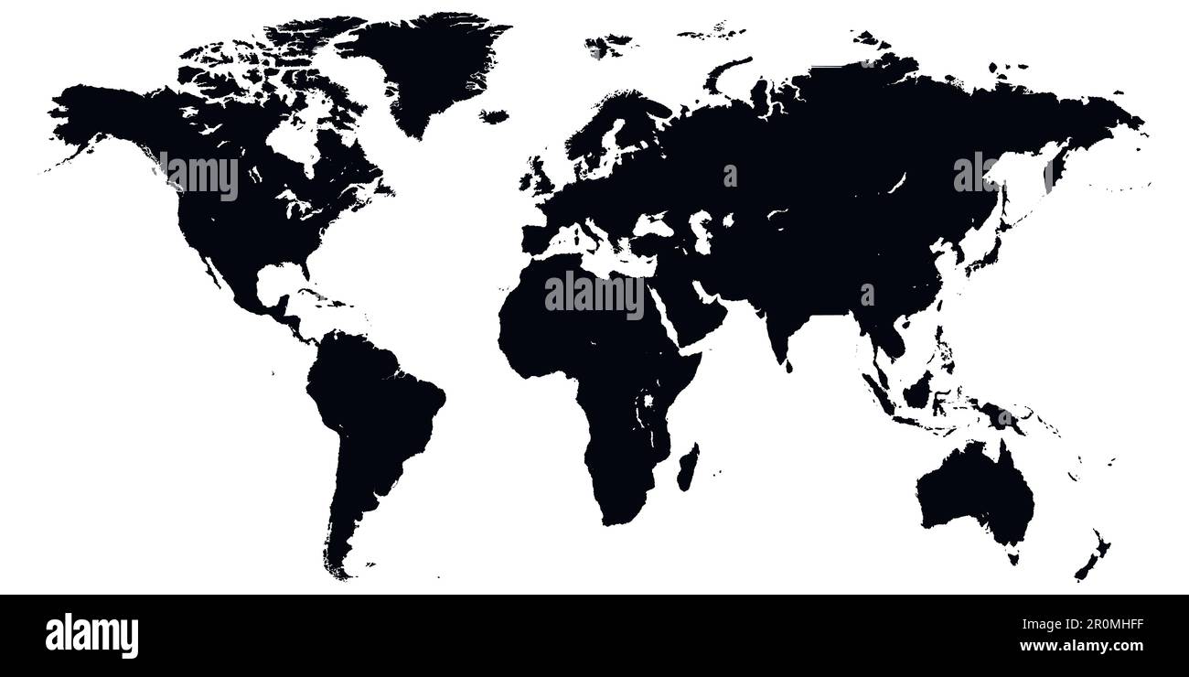 Mapa del mundo de la plantilla, planeta tierra, siluetas de continentes ... Mapa del mundo de la plantilla, planeta tierra, siluetas de continentes ...