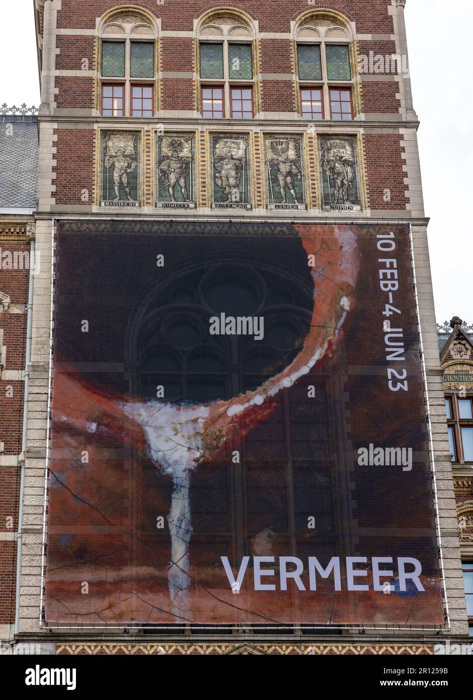 Ámsterdam Países Bajos 21 De Abril De 2023 El Rijksmuseum De
