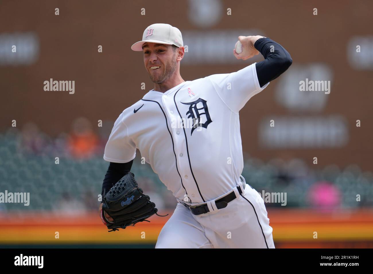 Detroit Tigers Pitcher Joey Wentz Throws Against The Seattle Mariners