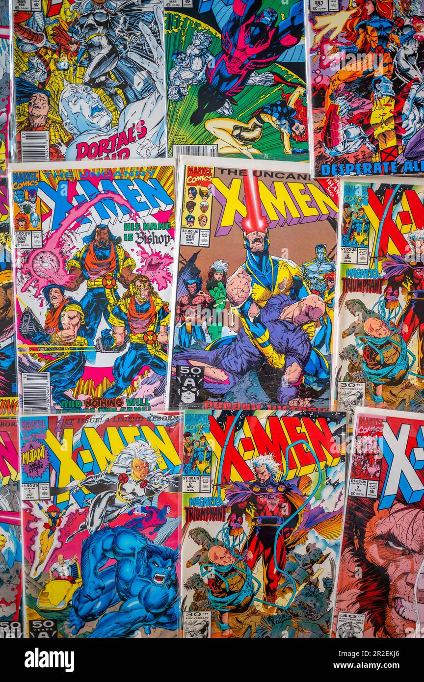 Portadas De Comics Vintage De X Men
