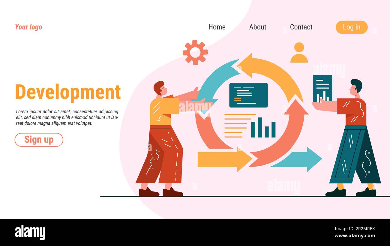 Infografía De Desarrollo De Software ágil
