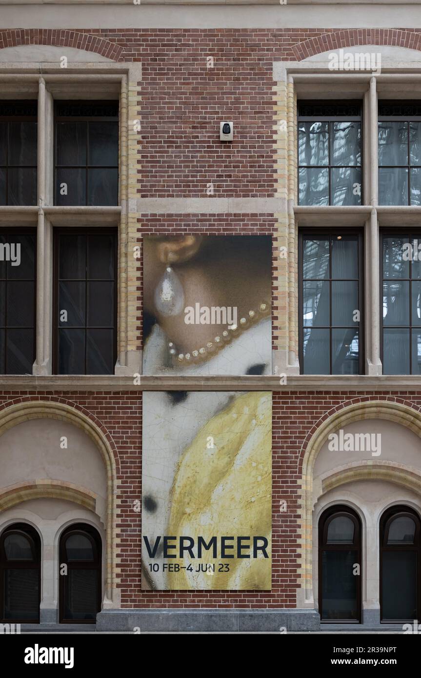 Ámsterdam Países Bajos 21 De Abril De 2023 El Rijksmuseum De