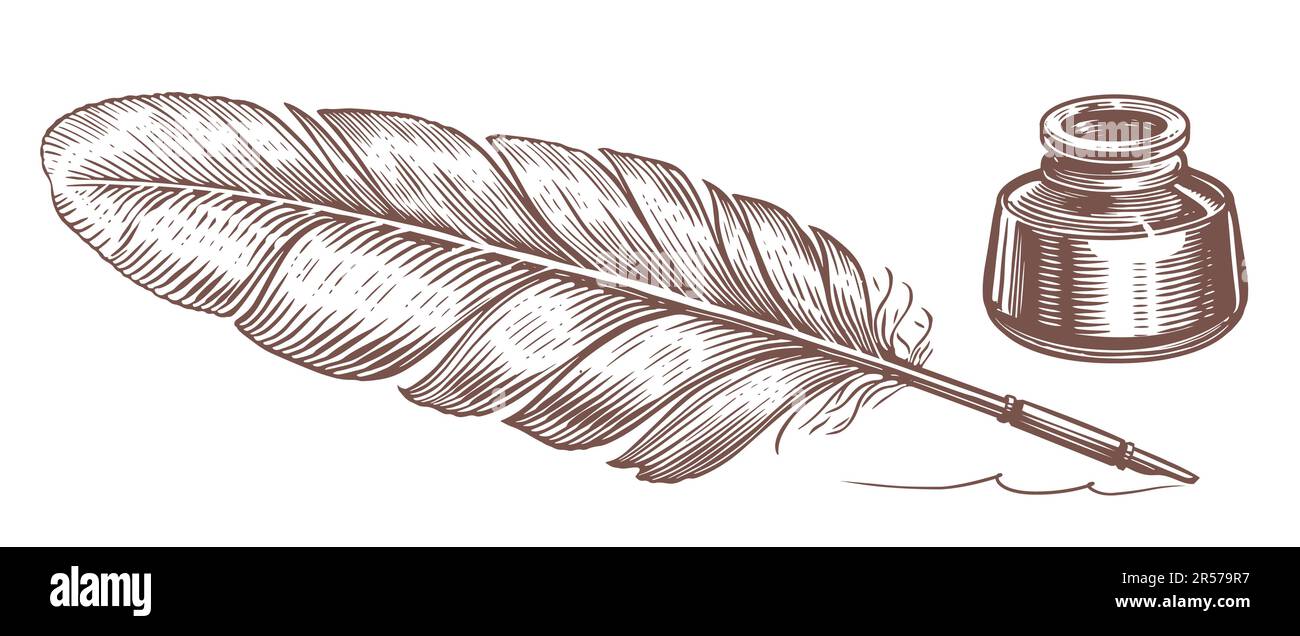 Tintero Y Pluma Clipart