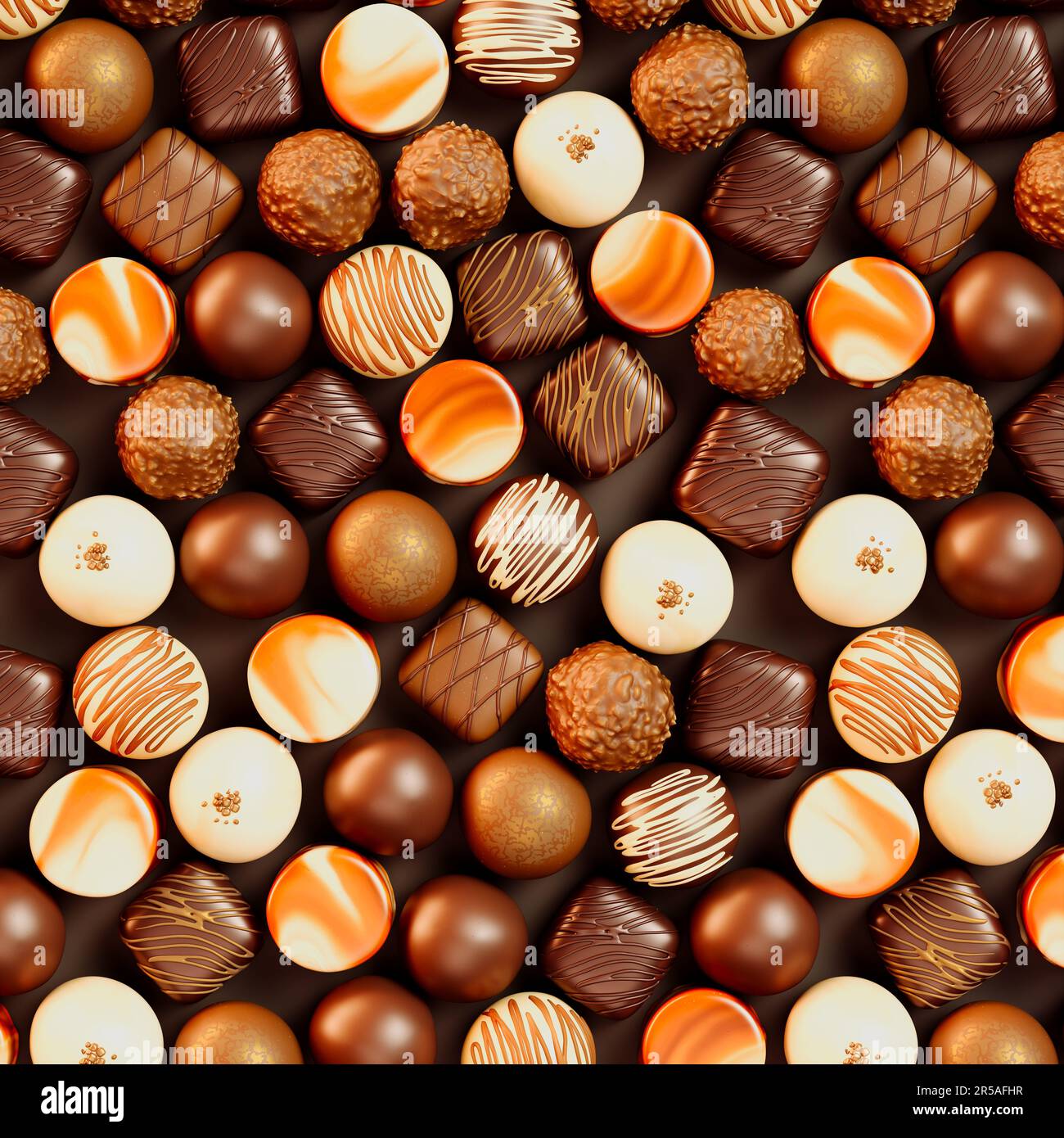 Bombones Decorados Con Chocolate