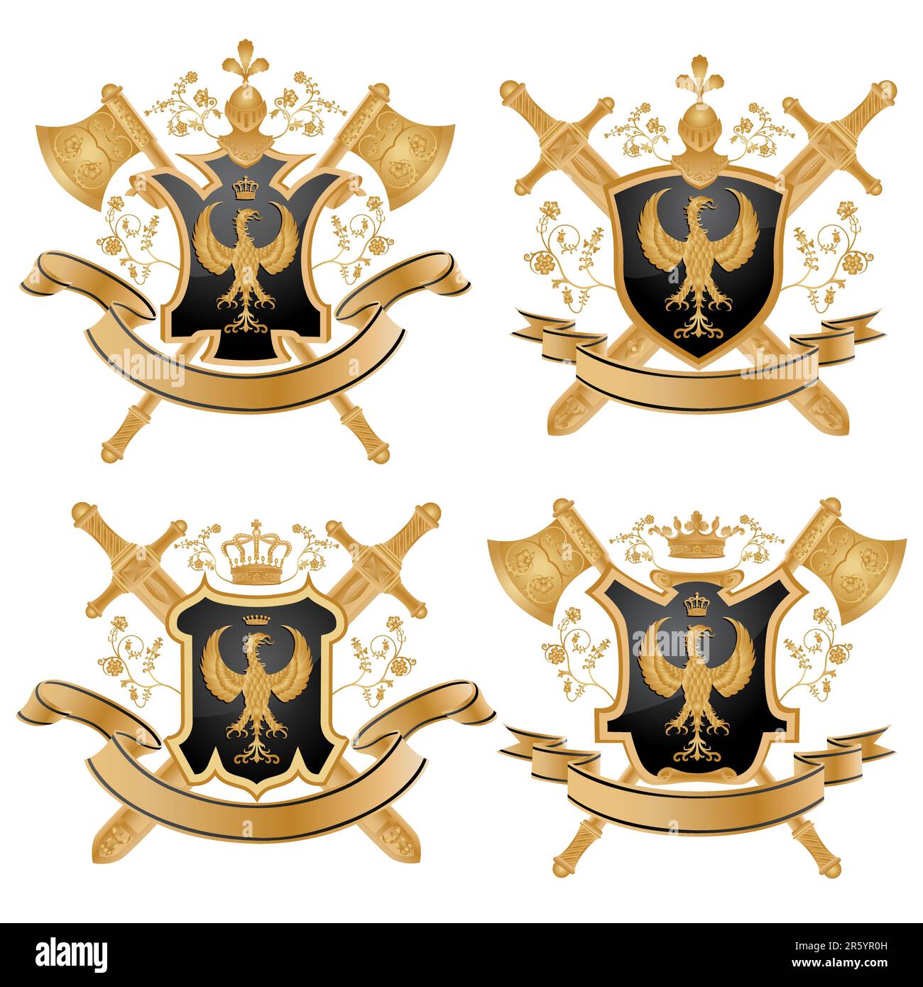 Vector escudo de armas Imagen Vector de stock - Alamy Vector escudo de armas Imagen Vector de stock - Alamy