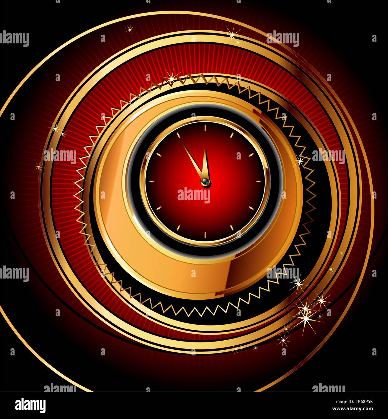 Ilustración Vectorial De Reloj Digital Futurista, 60% OFF