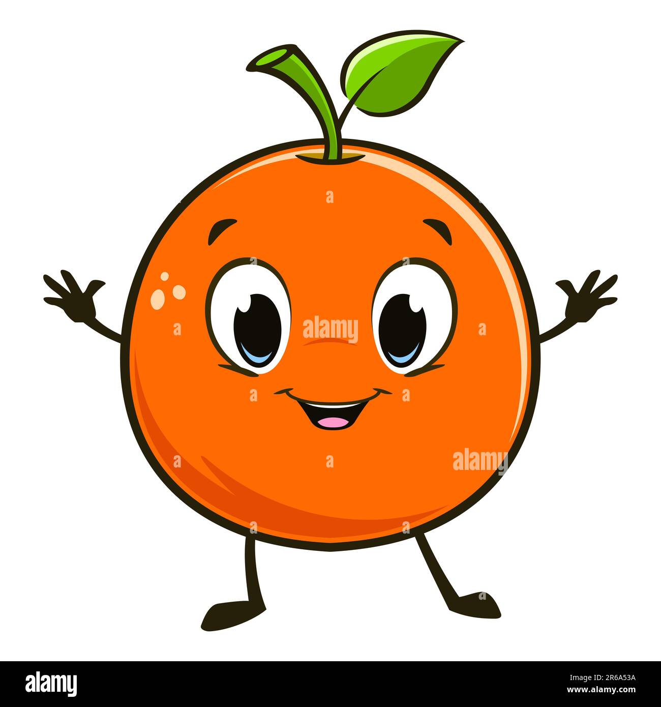 Ilustración De Vector De Dibujos Animados De Fruta Naranja, 44% OFF