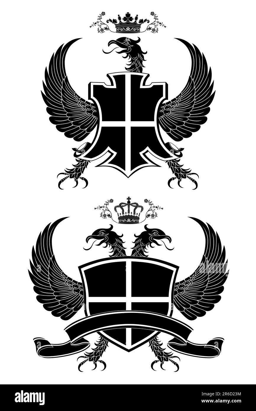 Vector escudo de armas Imagen Vector de stock - Alamy Vector escudo de armas Imagen Vector de stock - Alamy