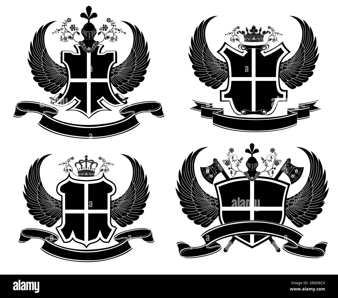 Vector escudo de armas Imagen Vector de stock - Alamy Vector escudo de armas Imagen Vector de stock - Alamy