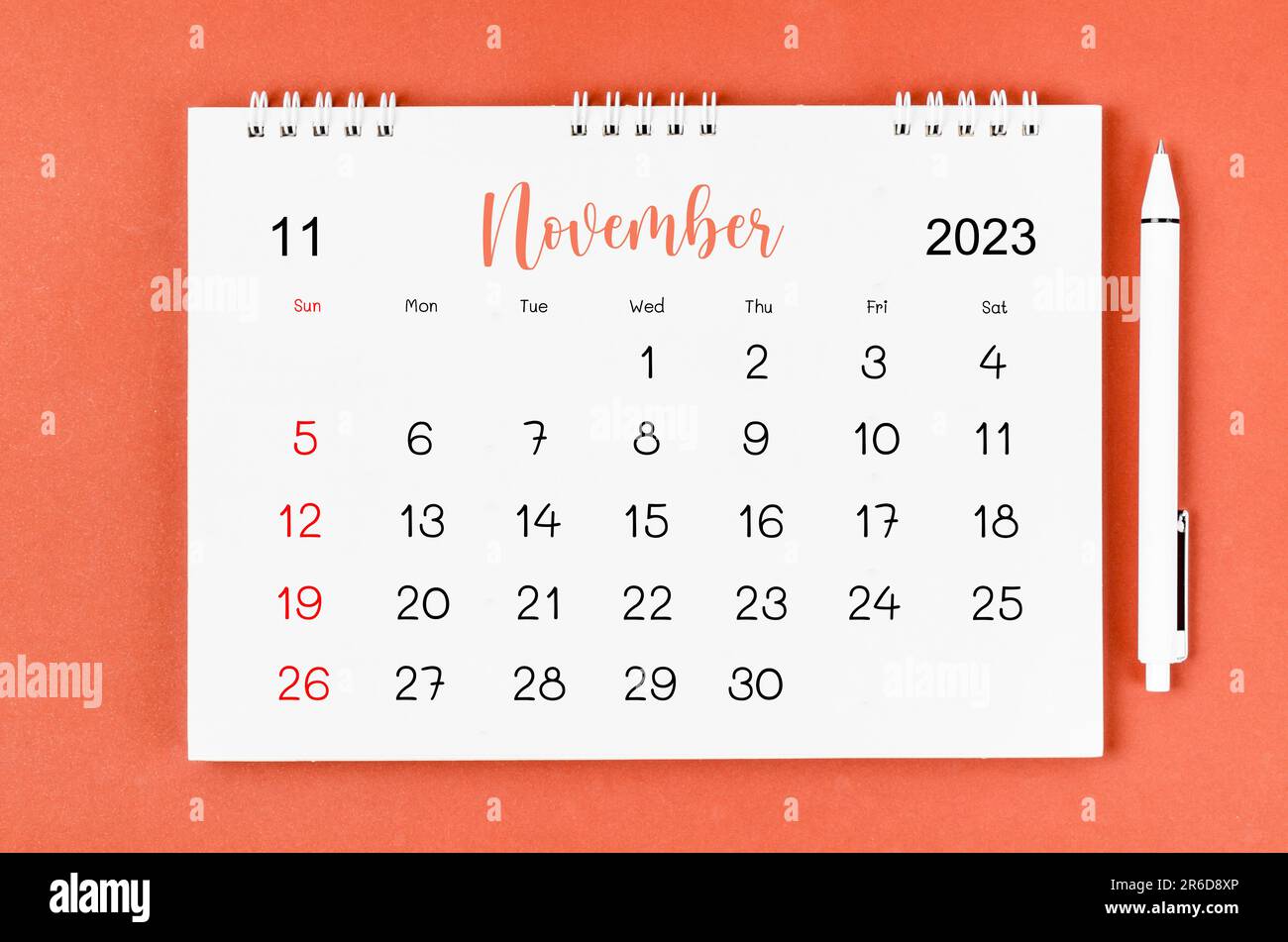 Calendario Noviembre 2023 Fondos De Pantalla