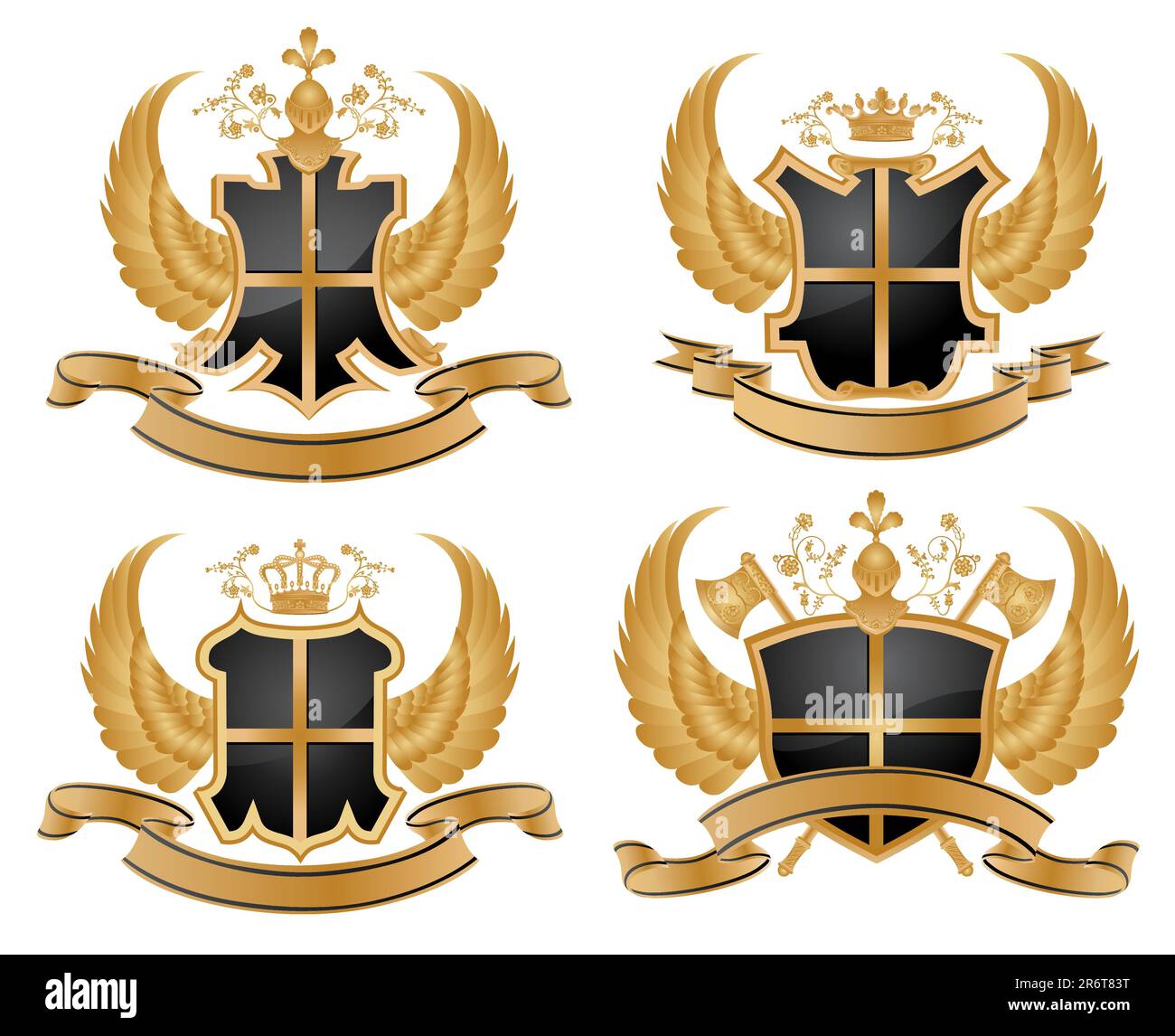 Vector escudo de armas Imagen Vector de stock - Alamy Vector escudo de armas Imagen Vector de stock - Alamy