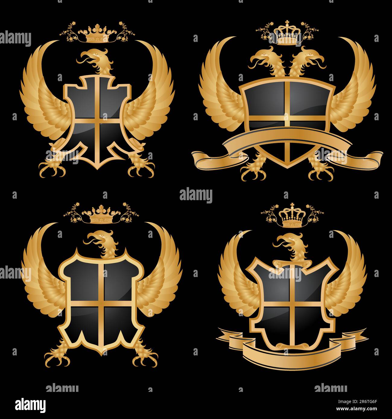 Vector escudo de armas Imagen Vector de stock - Alamy Vector escudo de armas Imagen Vector de stock - Alamy