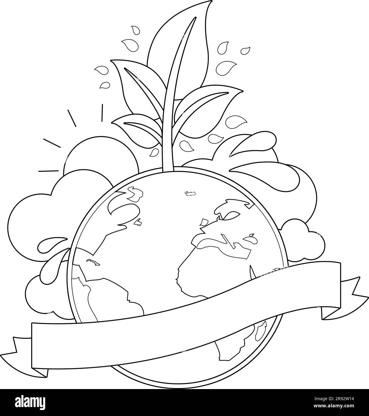 Dibujos Del Dia De La Tierra Para Colorear