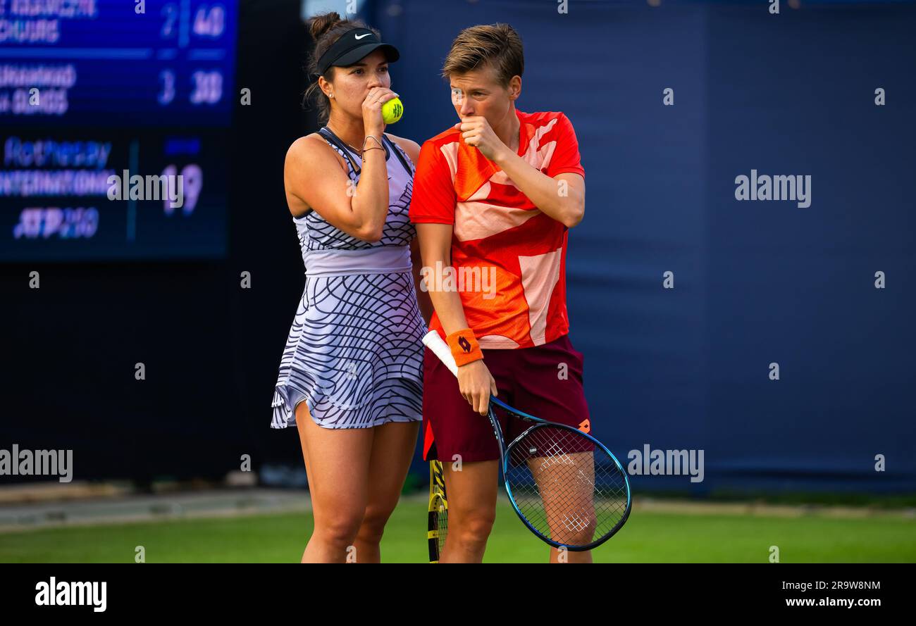 Eastbourne Inglaterra 27 De Junio De 2023 Desirae Krawczyk De Los