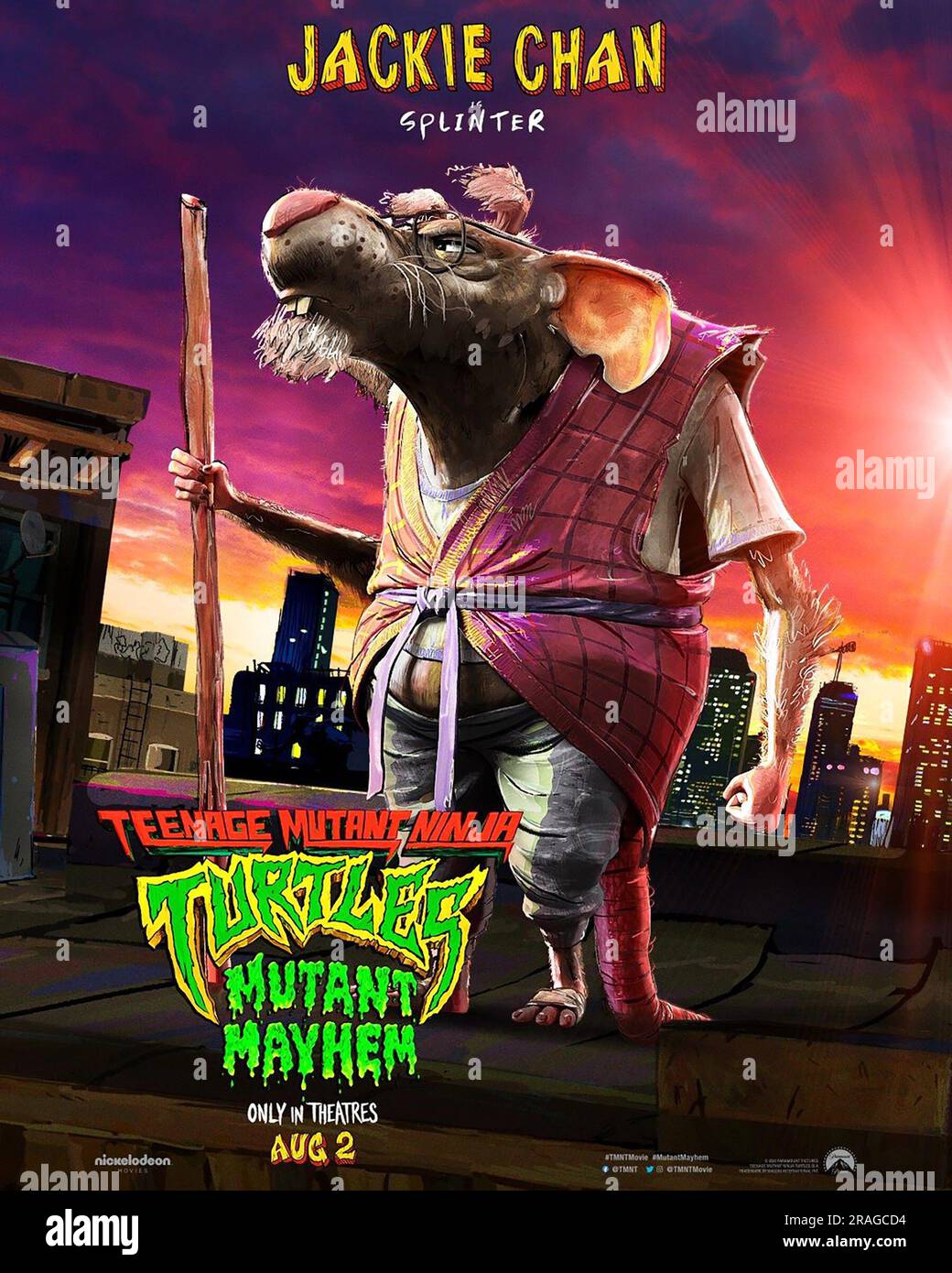 El Maestro Tortuga Ninja Splinter Y La Chica