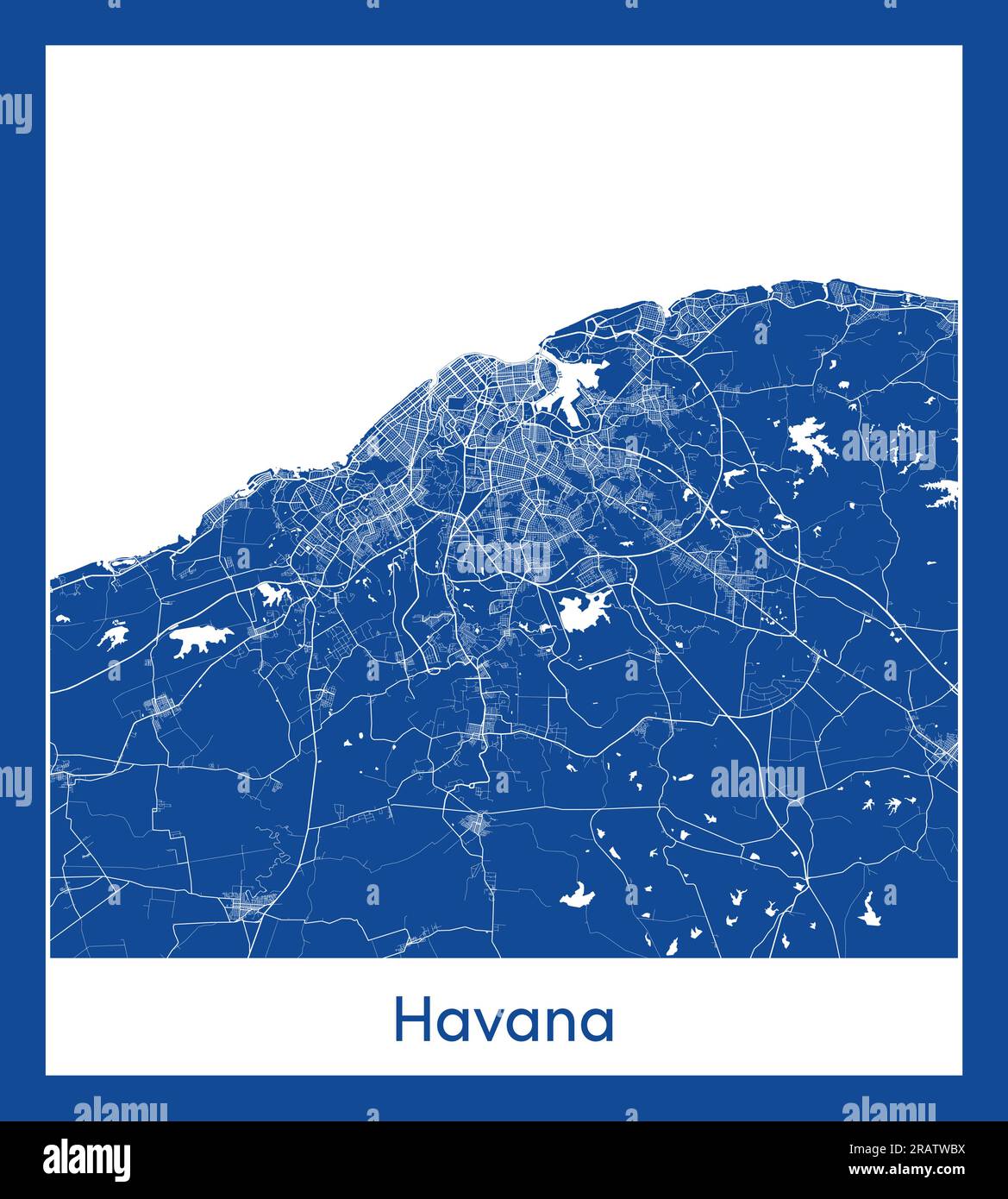 Mapa de la habana cuba Imágenes vectoriales de stock - Alamy