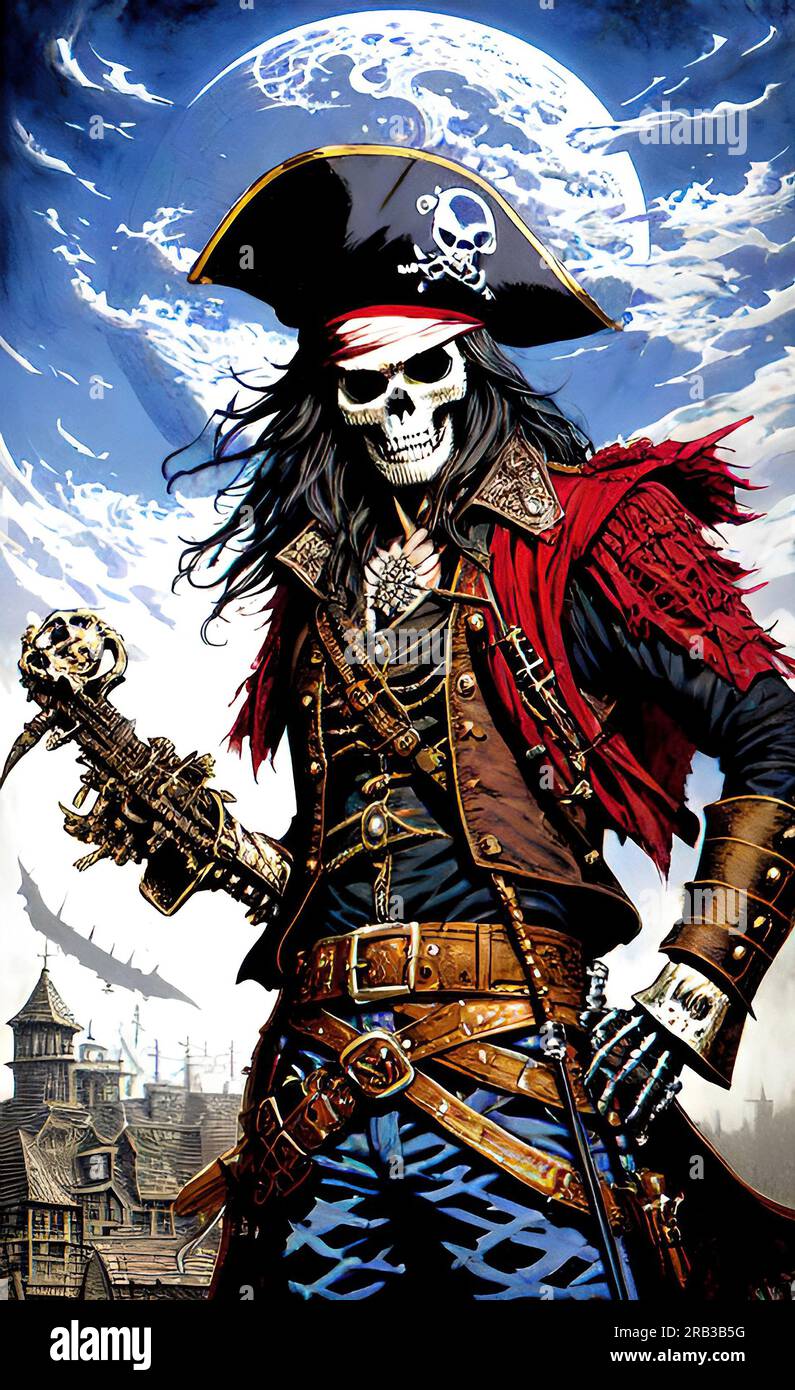 Desenhos De Esqueleto De Pirata