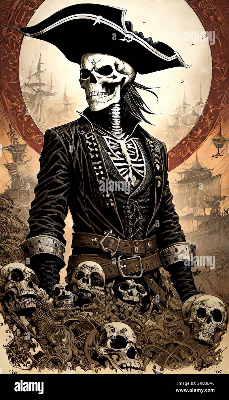 Desenhos De Esqueleto De Pirata