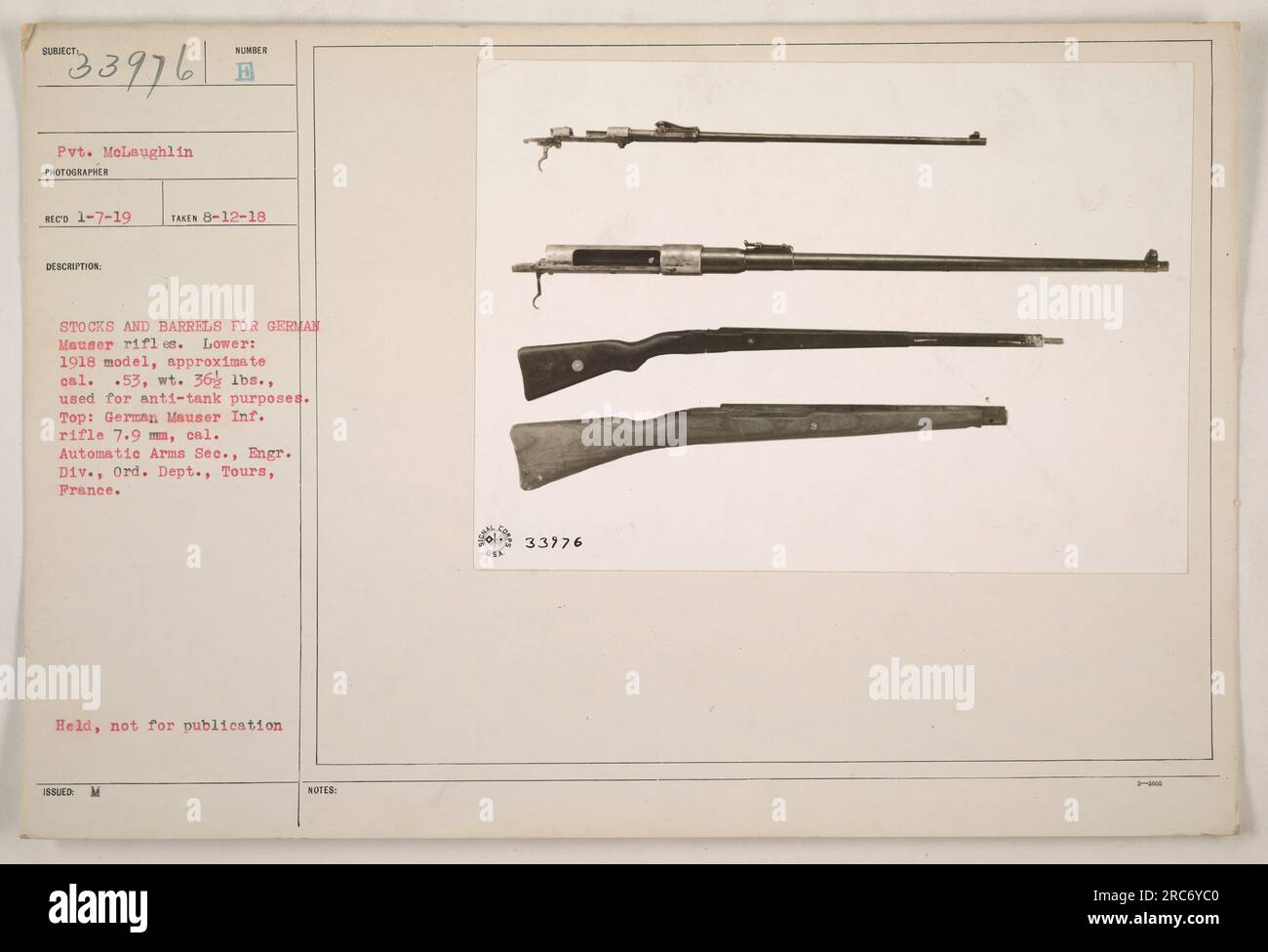 Componentes Del Rifle Mauser Fotografías E Imágenes De Alta Resolución