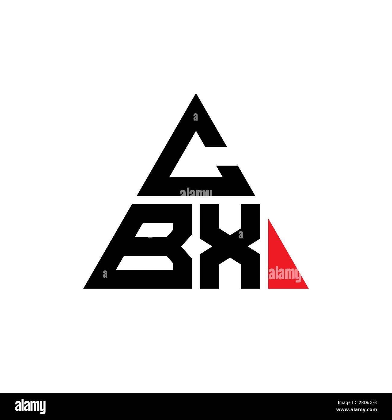 Diseño De Logotipo De Letra De Triángulo Cbx Con Forma De Triángulo