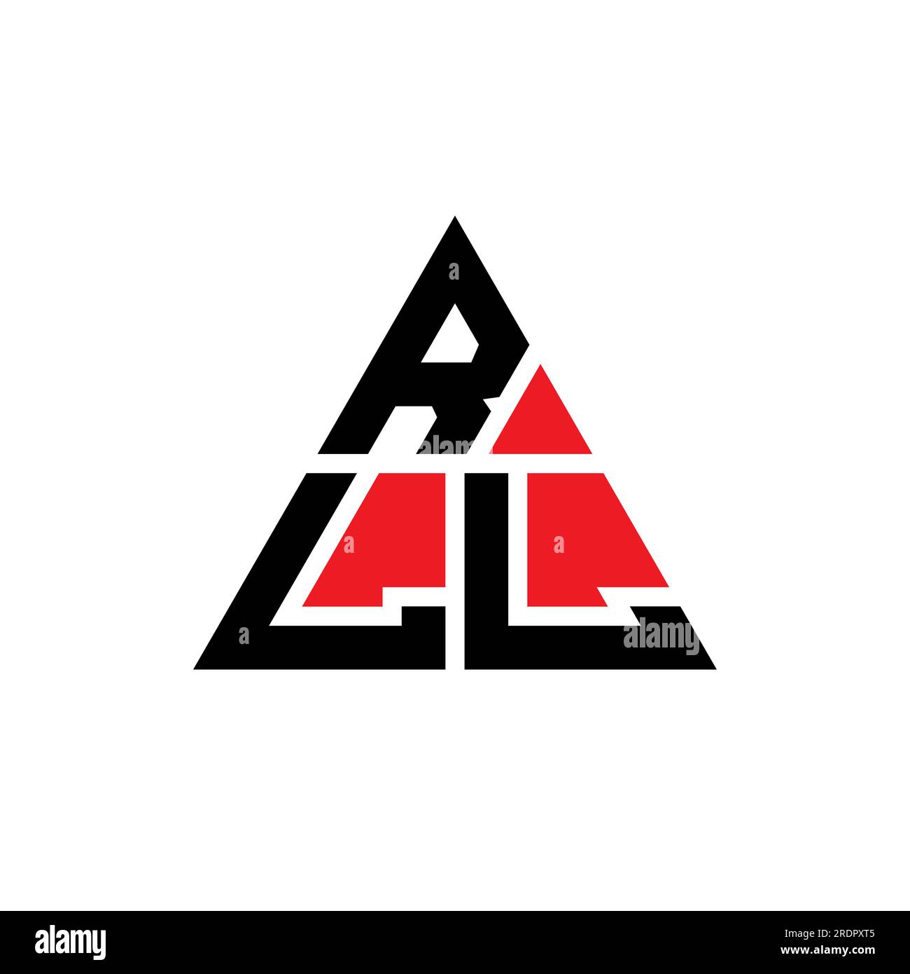 Diseño De Logotipo De Letra De Triángulo Rll Con Forma De Triángulo