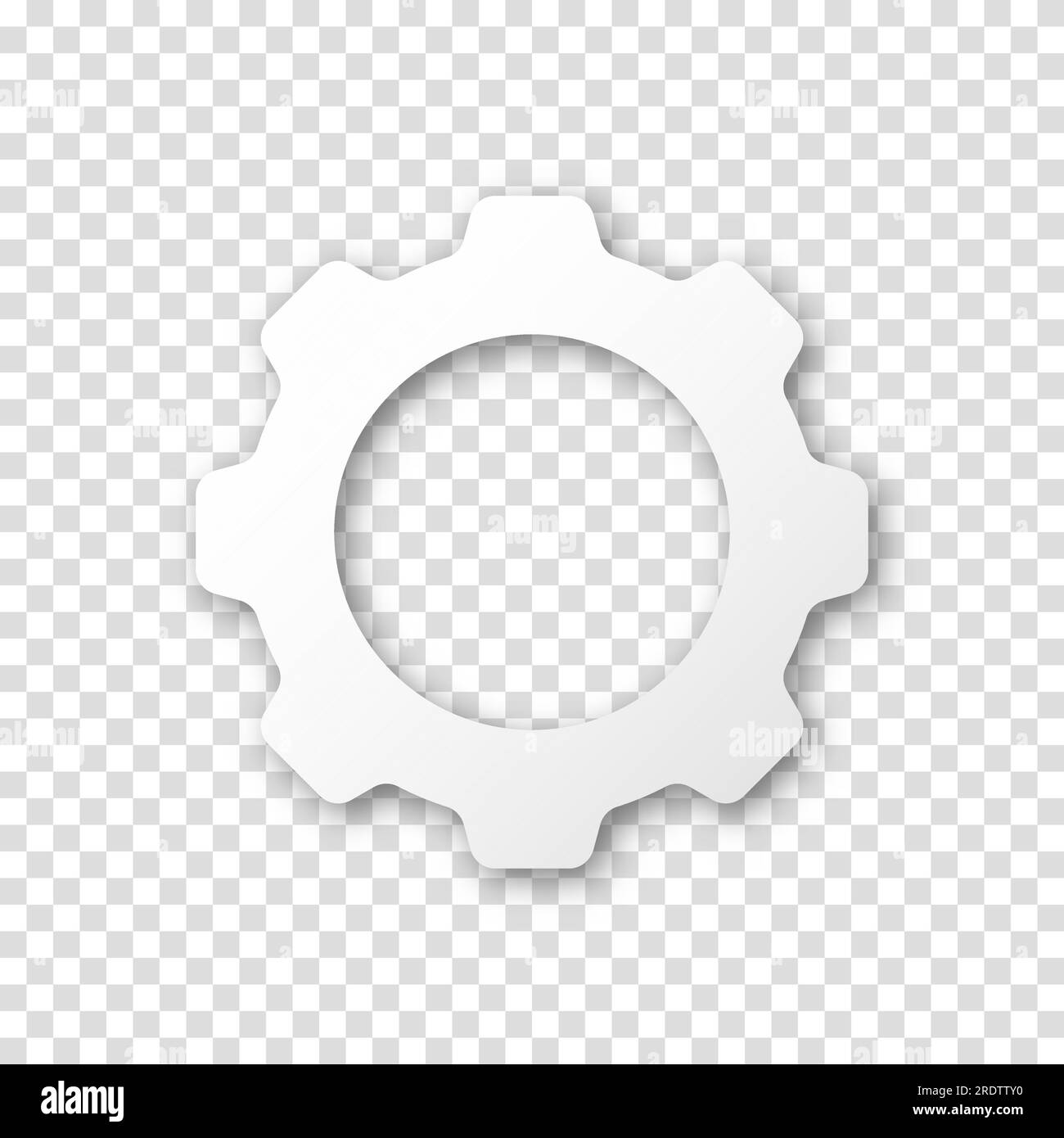 Icono De Engranaje Diseño Plano Icono Del Engranaje De Rueda Dentada